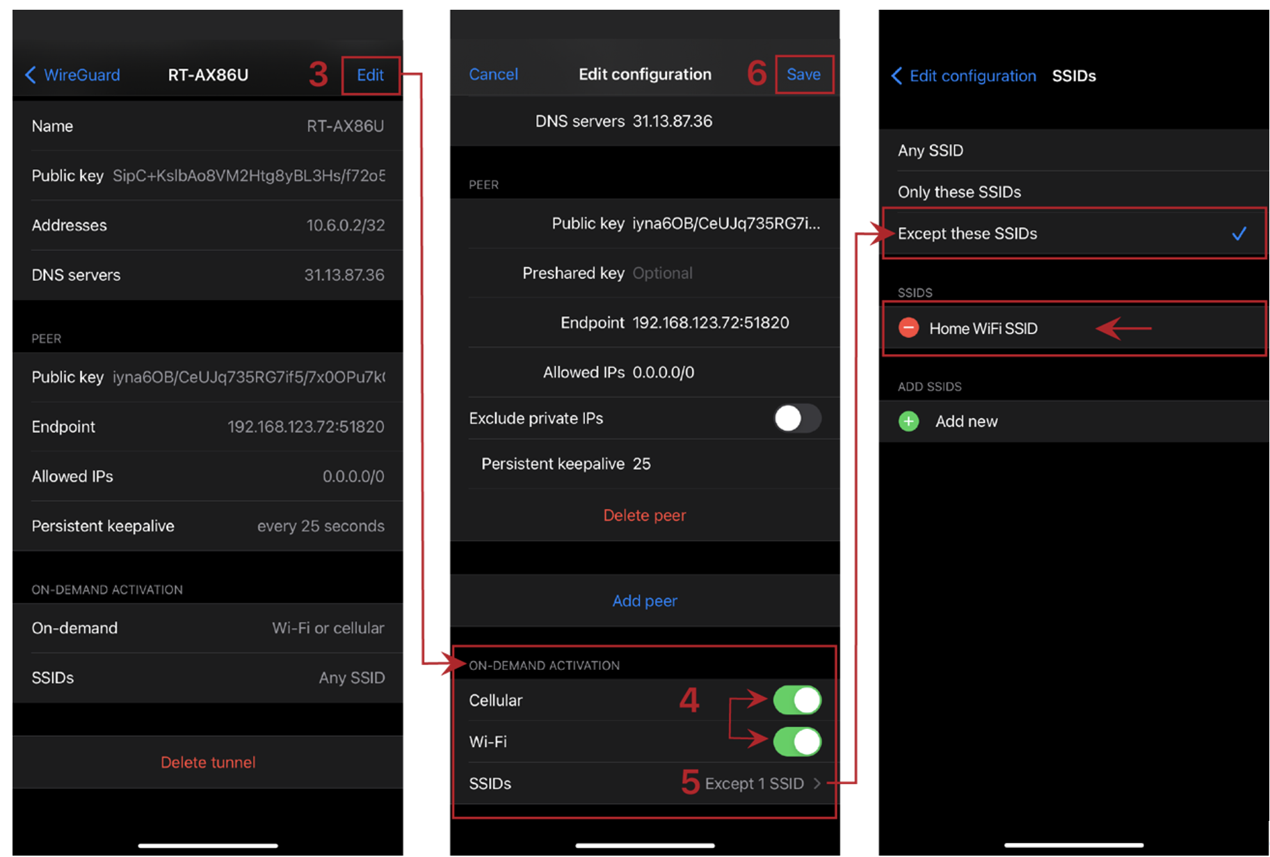 How to set up On-demand WireGuard® VPN on mobile device?