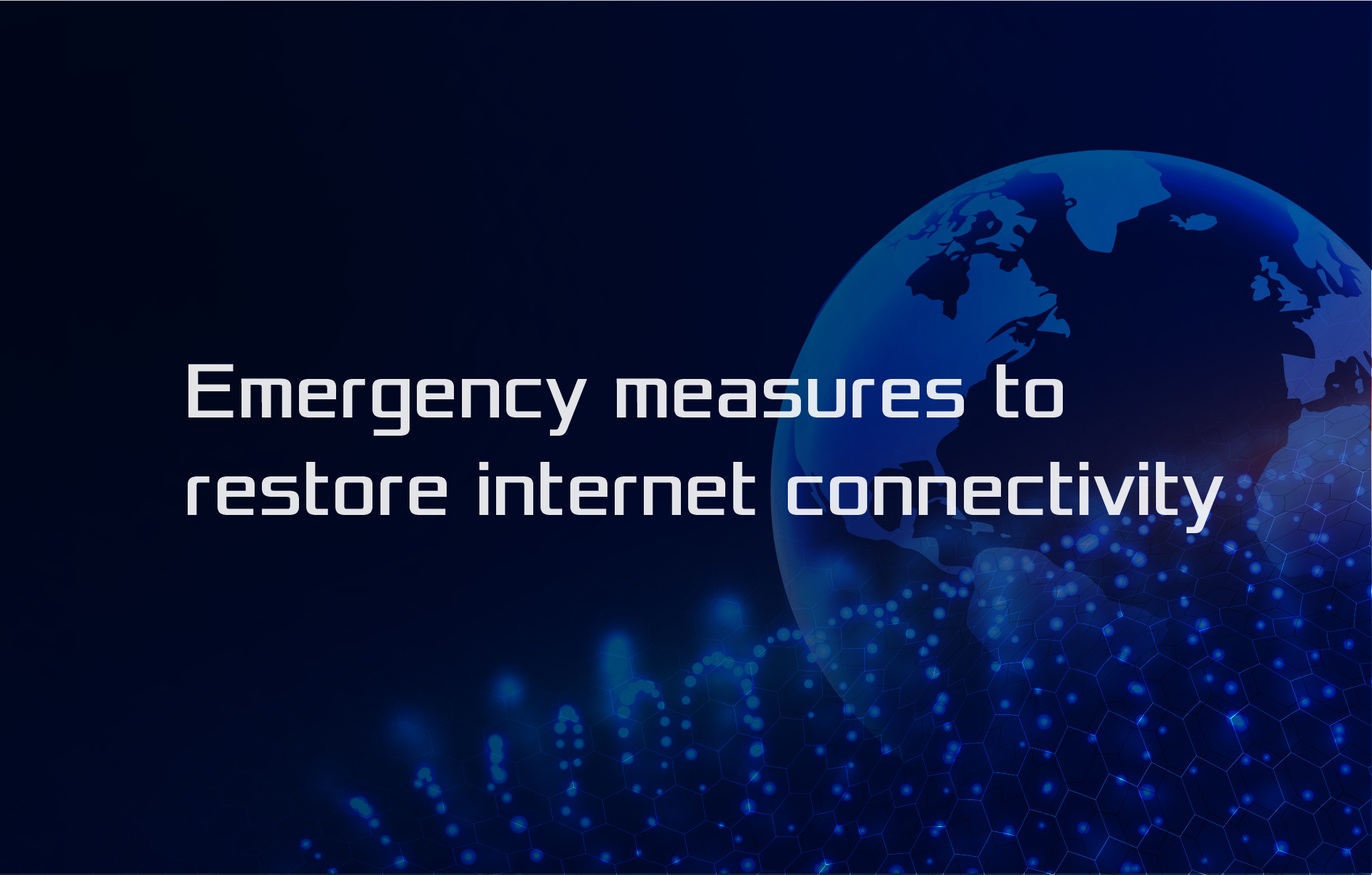 Interruption in Router Product Connectivity and Urgent Mitigation Measures